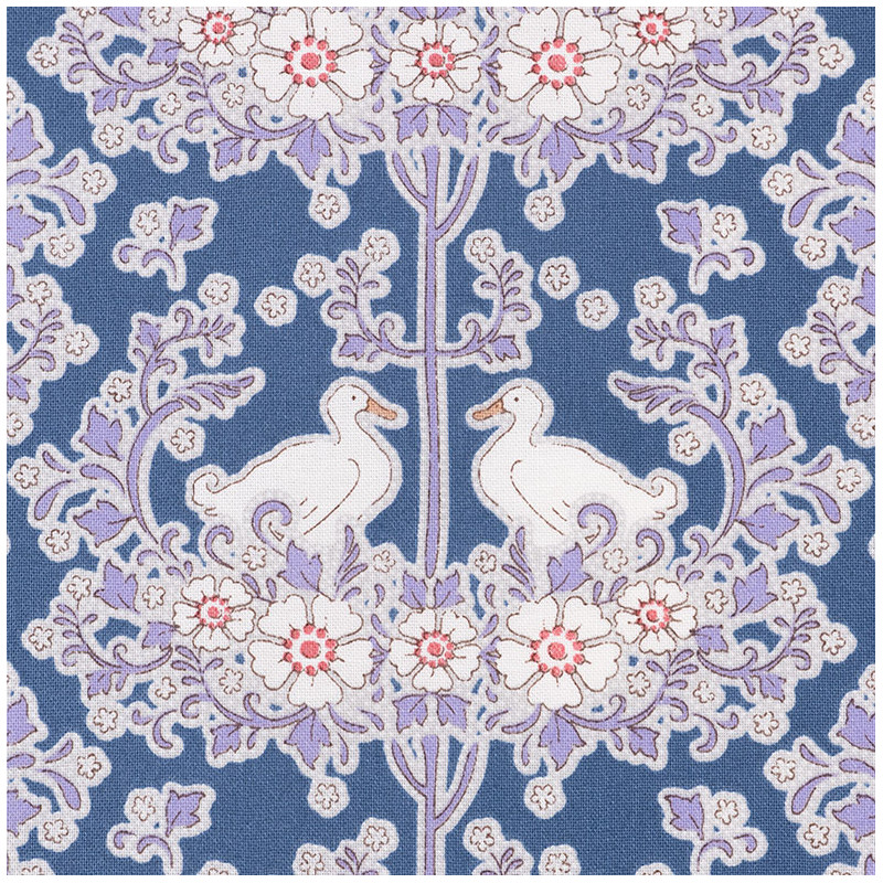 Duck Nest Fabric blue by Tilda
