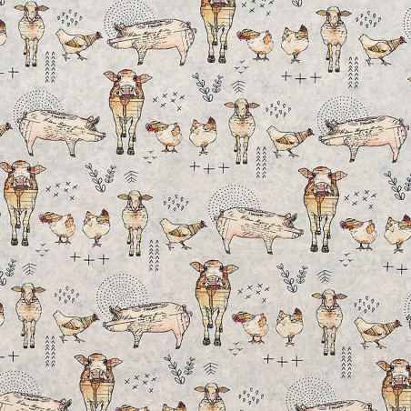 Farm Life Fabric