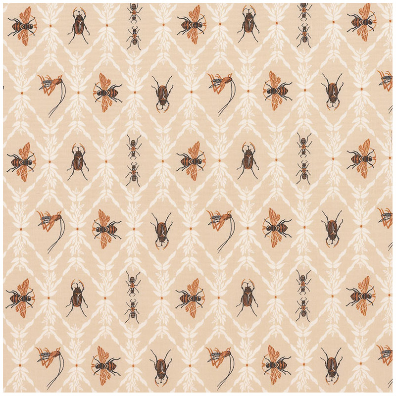 Insect fabric little entomologist