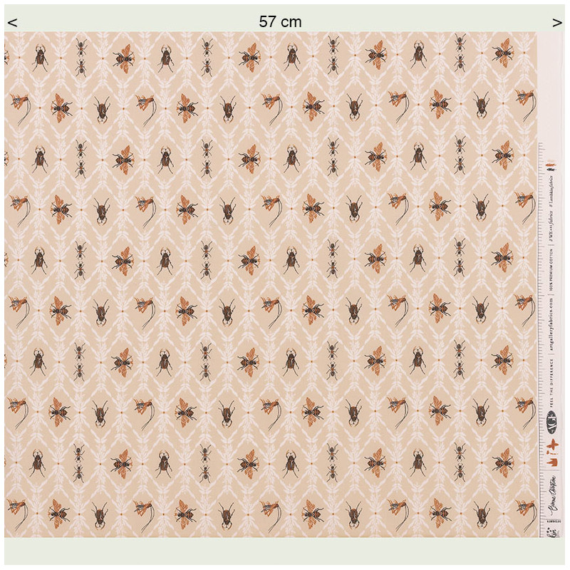 Insect fabric little entomologist