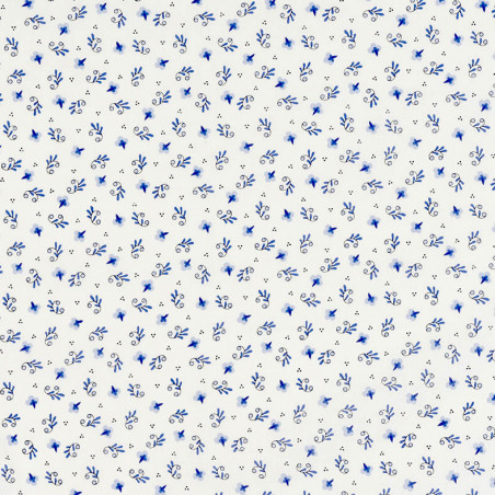 Delft Blue Ornament fabric